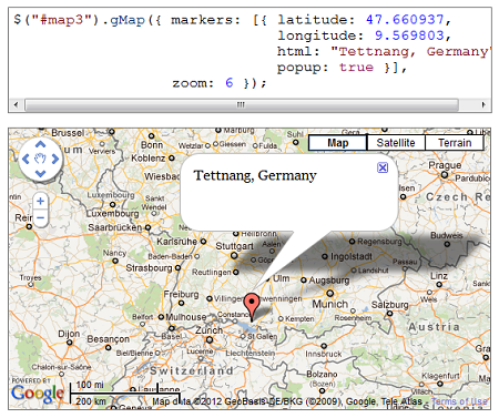Google MapsをjQueryで扱える「gMap」 | WEBデザイン Memonga